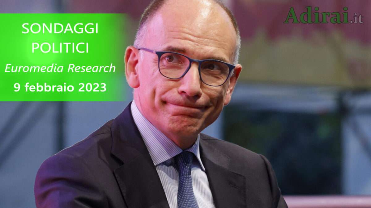 Ultimi Sondaggi Politici 9 febbraio 2023 Euromedia Research